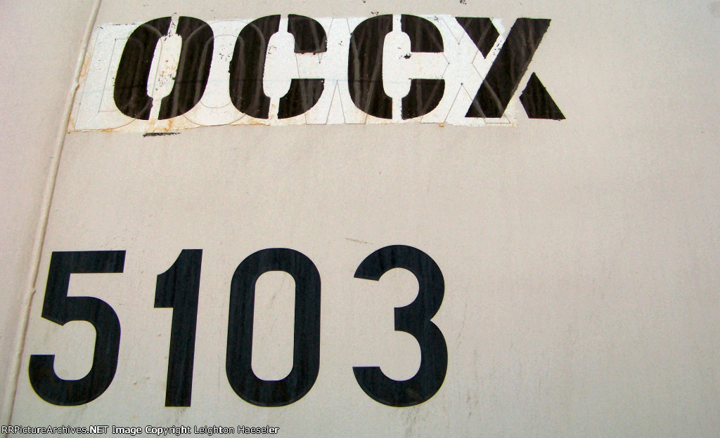 OCCX 5103 (ex-DOWX 5103) heritage showing